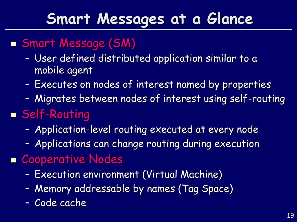 Ppt Spatial Programming Using Smart Messages Design And Implementation Powerpoint