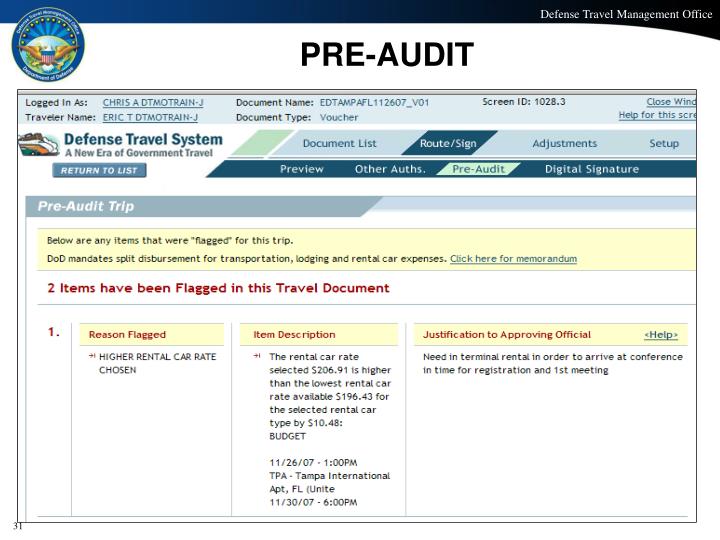 PPT - WELCOME A-100 TDY Approval Process in DTS PowerPoint Presentation ...