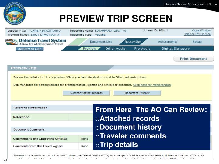 PPT - WELCOME A-100 TDY Approval Process in DTS PowerPoint Presentation ...