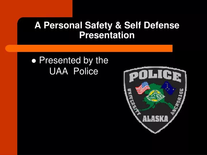 PPT - A Personal Safety & Self Defense Presentation PowerPoint ...