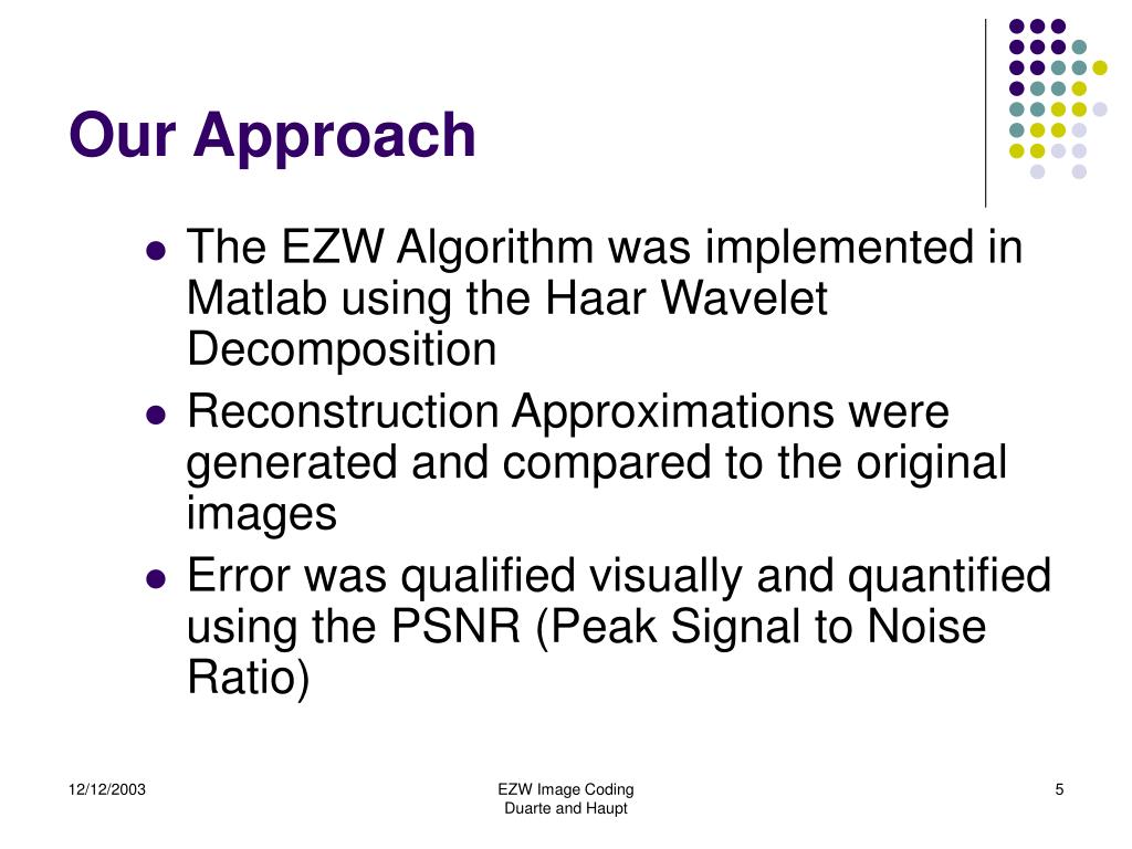 Ppt Examining The Embedded Zerotree Wavelet Ezw Image Coding Method Powerpoint Presentation