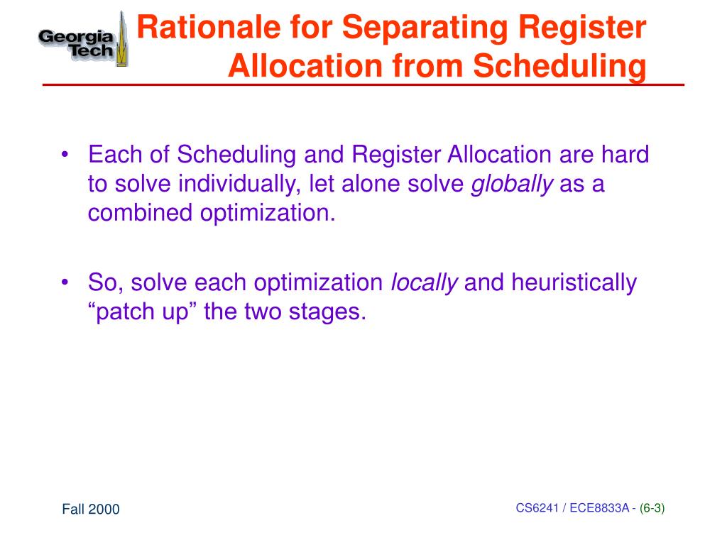 PPT - Topic 6 Register Allocation PowerPoint Presentation, free ...