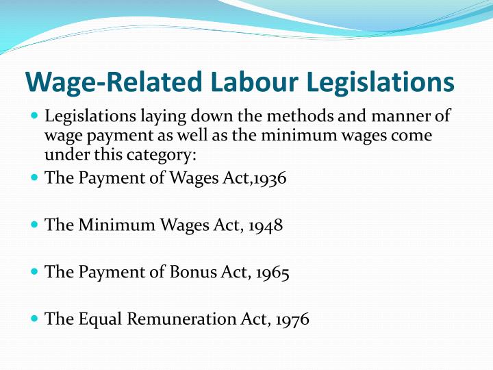 PPT - Labour Laws PowerPoint Presentation - ID:748170