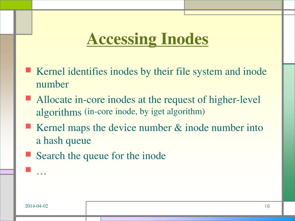 Ppt Unix File Systems Chap 4 In The Book The Design Of The Unix Os” Powerpoint