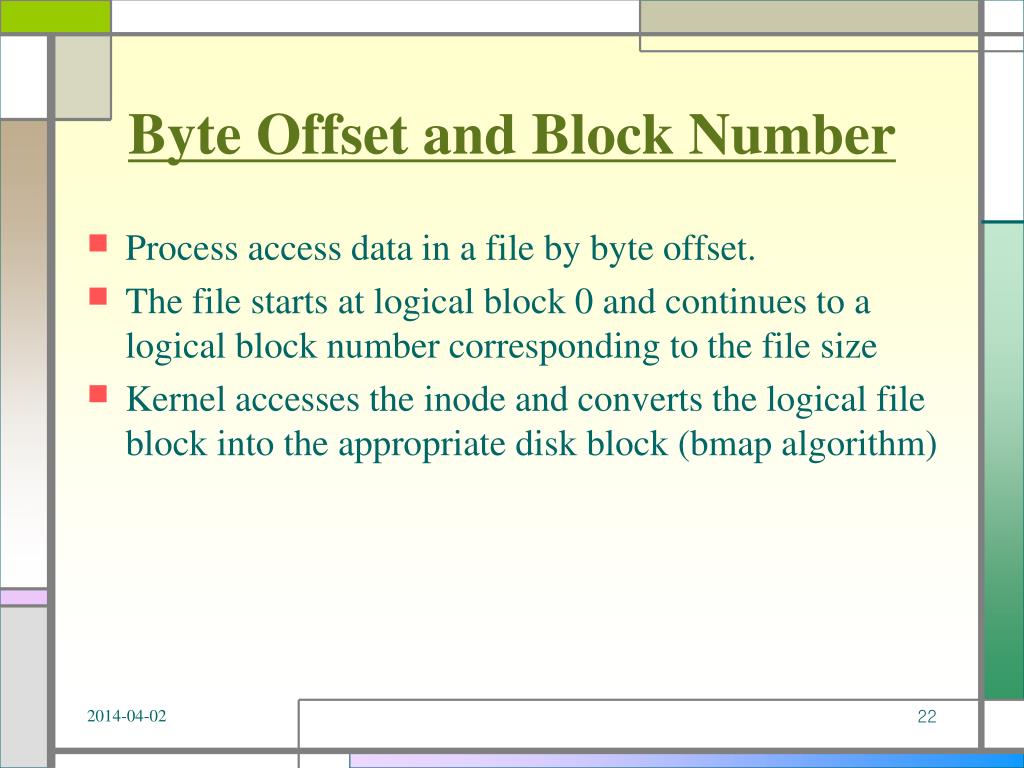Ppt Unix File Systems Chap 4 In The Book The Design Of The Unix Os” Powerpoint