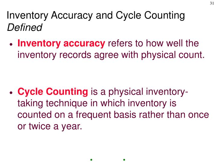 PPT - Chapter 15 Inventory Control PowerPoint Presentation - ID:748862