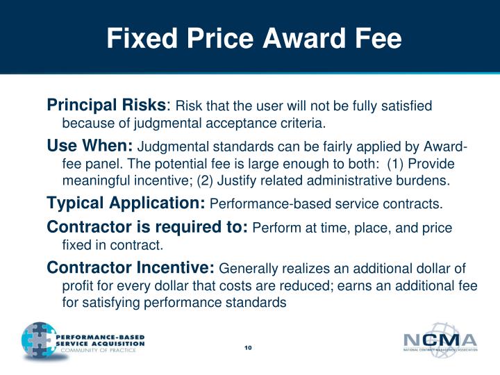 PPT - Contract Types and Appropriate Incentives PowerPoint Presentation ...