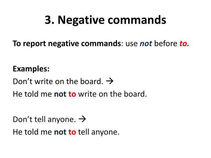 PPT - Reported Speech Part 2 PowerPoint Presentation - ID:749596