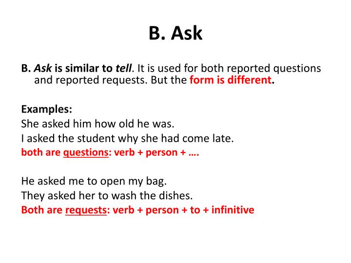 PPT - Reported Speech Part 2 PowerPoint Presentation - ID:749596