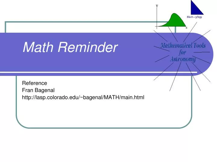 PPT - Math Reminder PowerPoint Presentation, free download - ID:749642