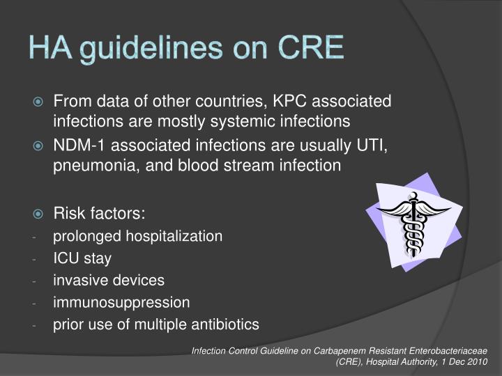 PPT - Carbapenem -Resistant Enterobacteriaceae (CRE) PowerPoint ...