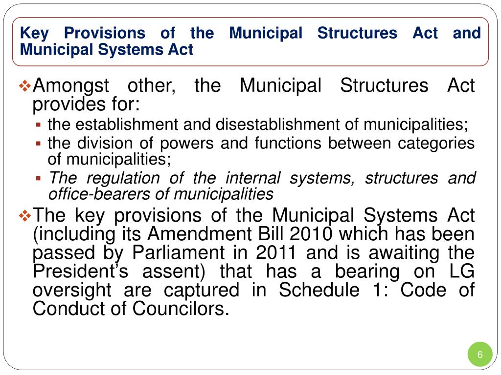 PPT - Role of DCoG in supporting local government oversight Key ...