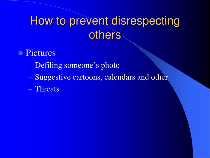 PPT - Respect in the Workplace PowerPoint Presentation - ID:750304