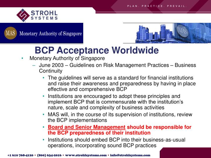 PPT - Business Continuity Planning Overview, Regulations and the ...