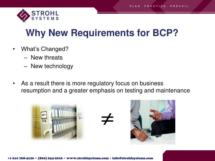 PPT - Business Continuity Planning Overview, Regulations and the ...
