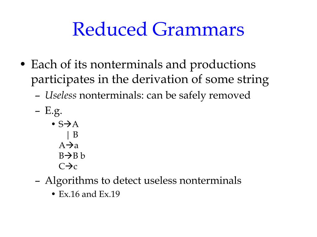 Ppt Chap 4 Formal Grammars And Parsing Powerpoint Presentation