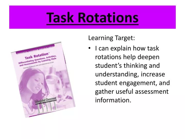 PPT - Task Rotations PowerPoint Presentation, free download - ID:752182