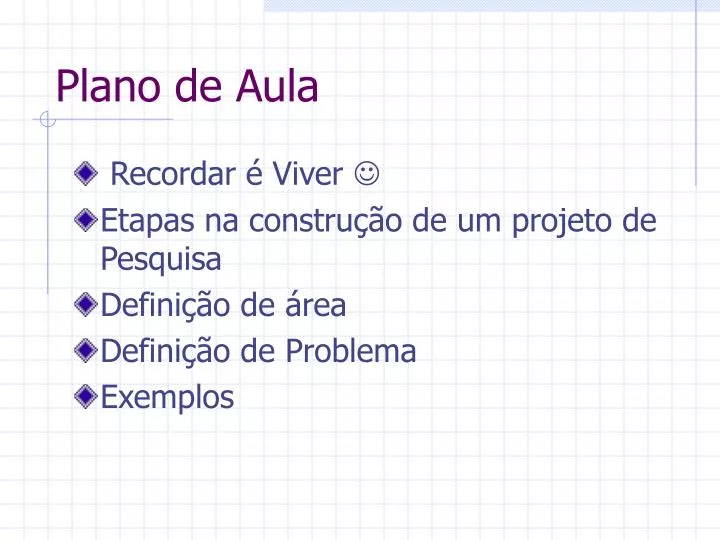 PPT - Plano de Aula PowerPoint Presentation, free download - ID:753158
