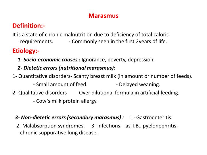 PPT - NUTRITION II DISEASES OF MALNUTRITION PowerPoint Presentation ...