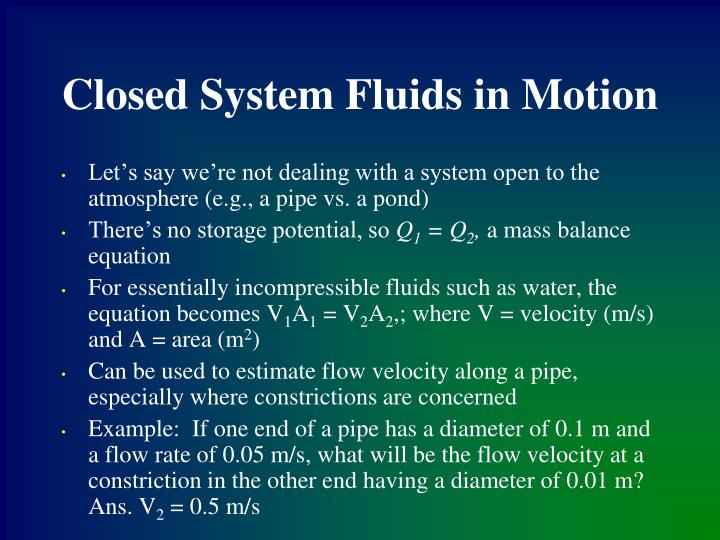PPT - Fluid Mechanics PowerPoint Presentation - ID:753871