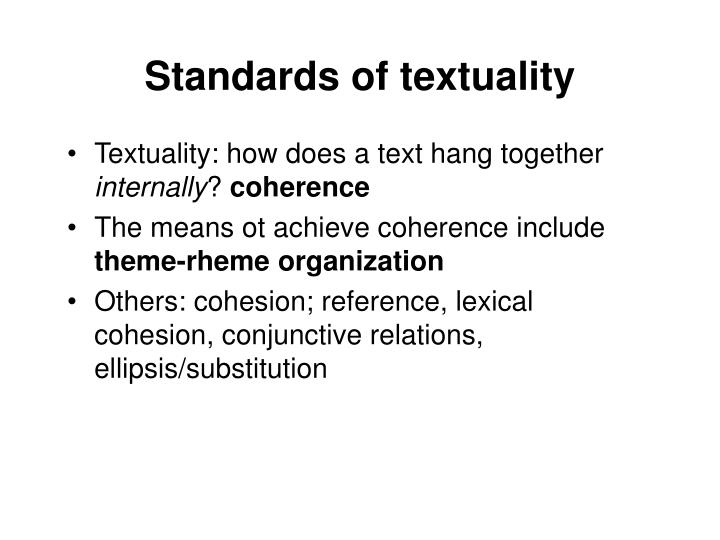 PPT - Textual grammar: Theme PowerPoint Presentation - ID:753878