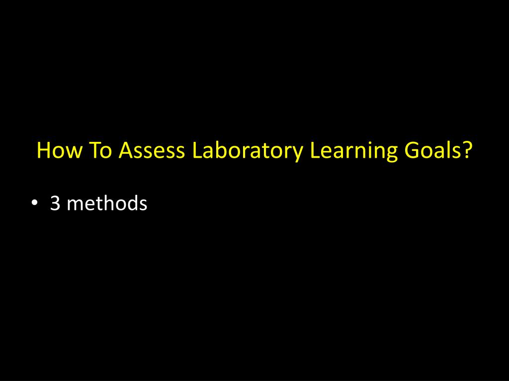 PPT - Sharing Laboratory Ideas and Assessments ASBMB Student Centered ...