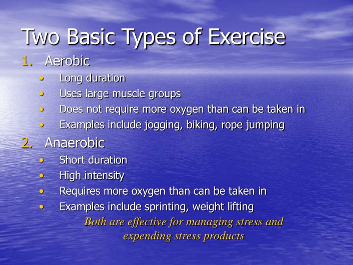PPT - Physiological Arousal Interventions: Exercise PowerPoint ...