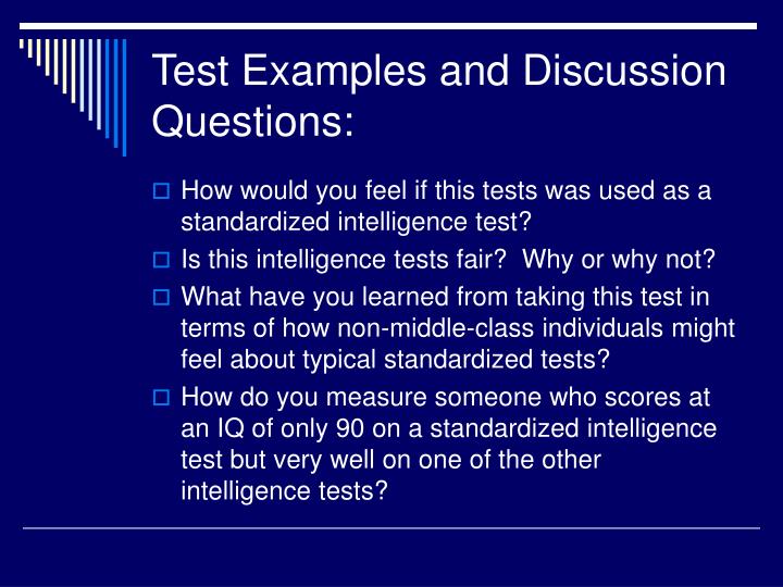 PPT - Testing and Individual Differences PowerPoint Presentation - ID ...