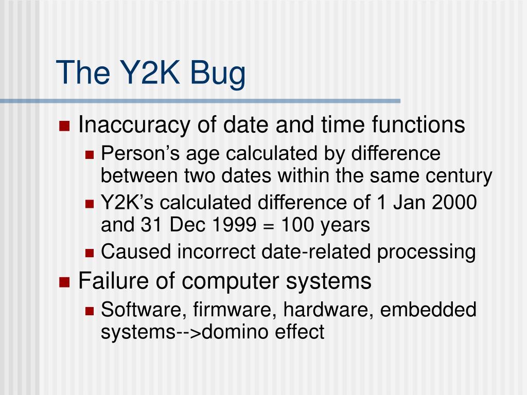 PPT The Y2K Problem PowerPoint Presentation Free Download ID 756162 PPT The Y2K Problem PowerPoint Presentation Free Download ID 756162