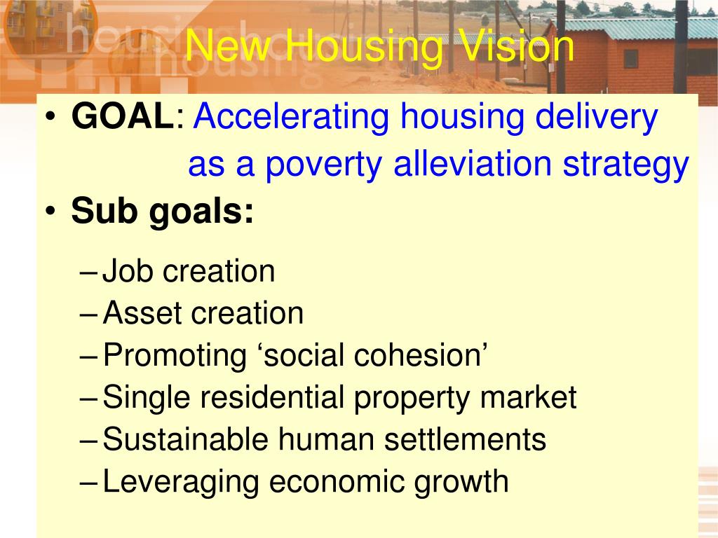 PPT - National Department of Housing PRESENTATION TO Mayors’ Conference ...