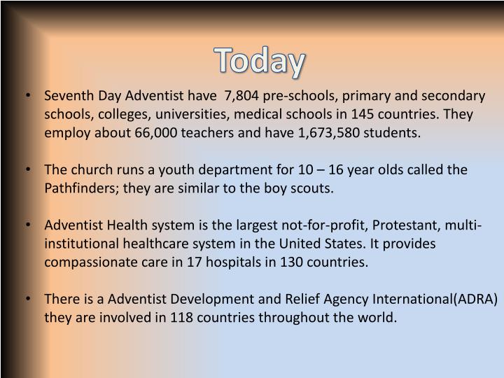PPT - Seven Day Adventist PowerPoint Presentation - ID:758035