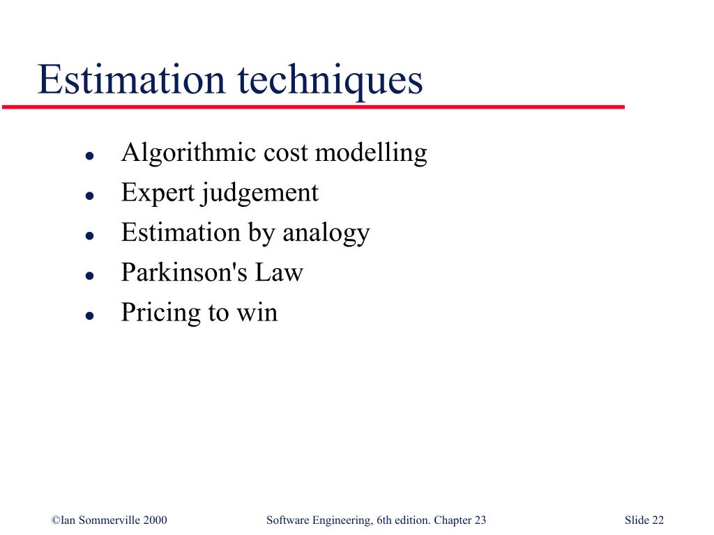 Ppt Software Cost Estimation Powerpoint Presentation Free Download