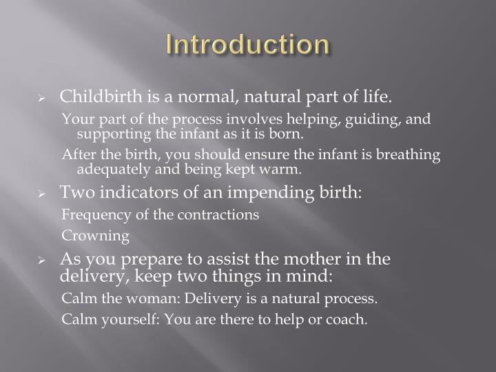 PPT - Emergency Childbirth PowerPoint Presentation - ID:759545