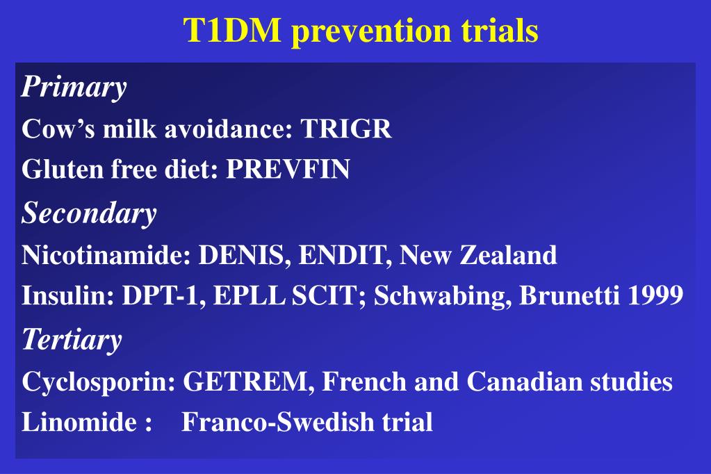 PPT - Prediction of Type 1 Diabetes (T1DM) & related Autoimmune ...