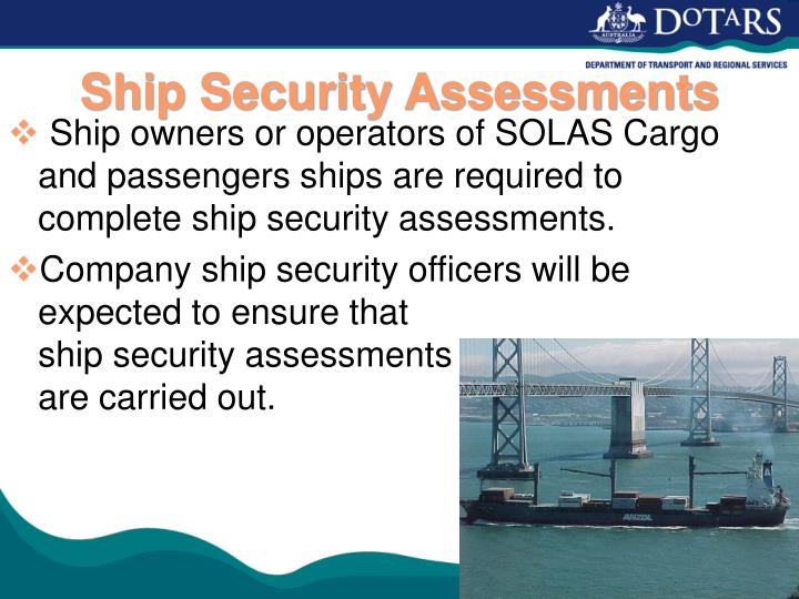 PPT - IMO ISPS Code Security Assessments and Plans PowerPoint ...