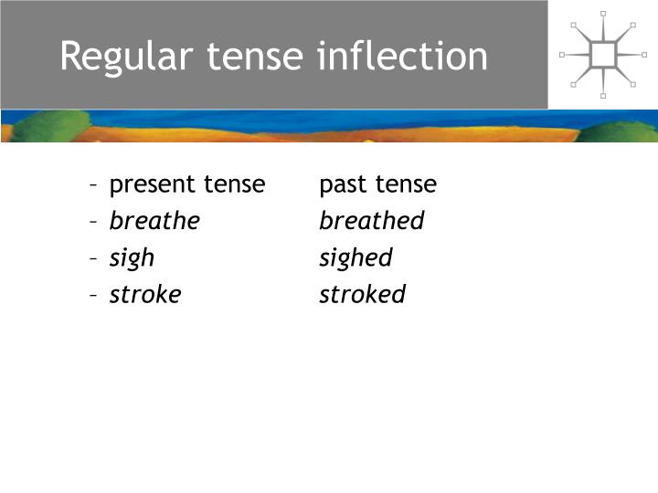 PPT - Inflection of verbs PowerPoint Presentation - ID:760131