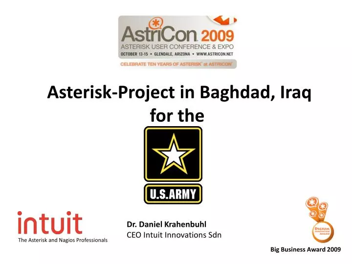 PPT - Asterisk-Project in Baghdad, Iraq for the PowerPoint Presentation - ID:760561