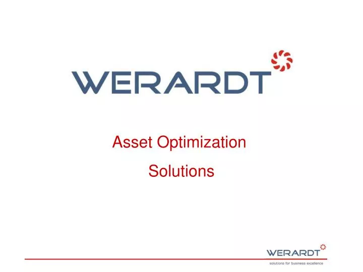 PPT - Asset Optimization Solutions PowerPoint Presentation, free ...