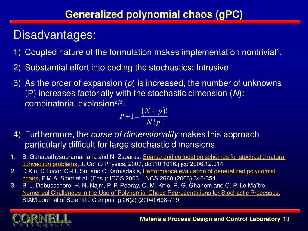Ppt An Adaptive Hierarchical Sparse Grid Collocation Algorithm For The Solution Of Stochastic
