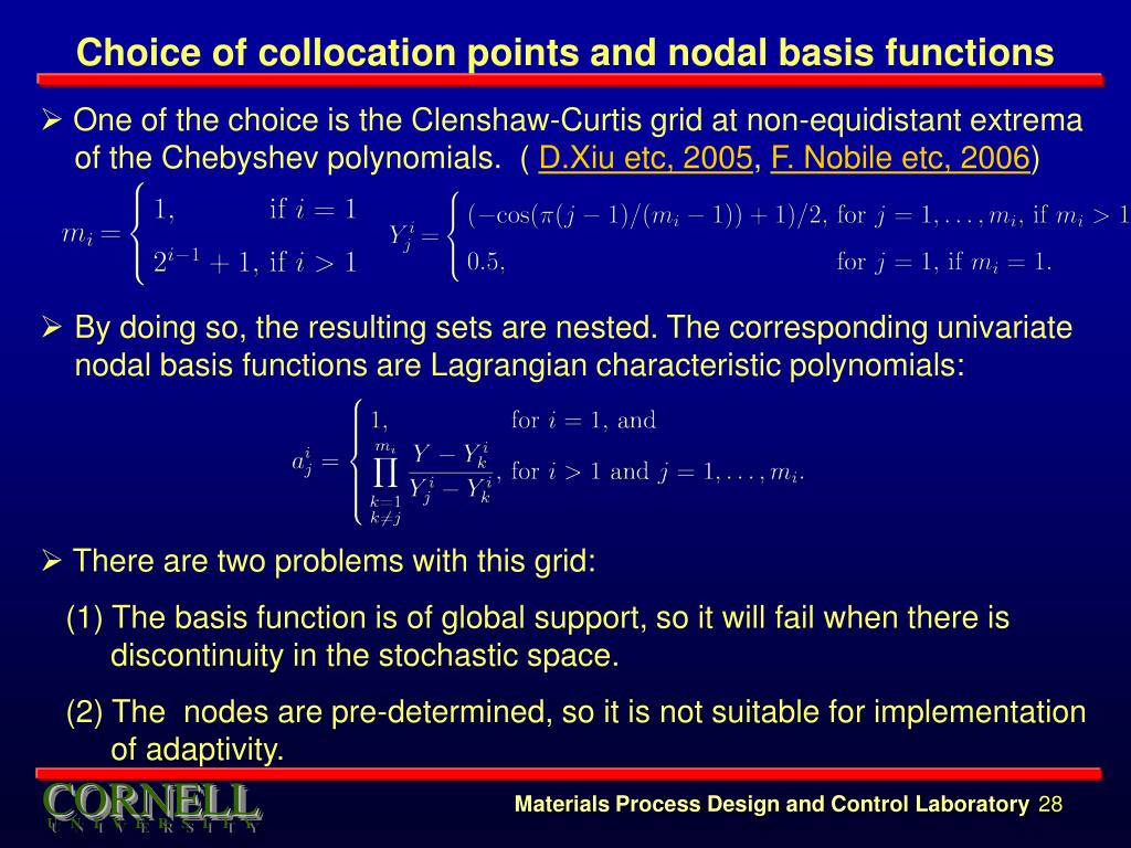 Ppt An Adaptive Hierarchical Sparse Grid Collocation Algorithm For The Solution Of Stochastic