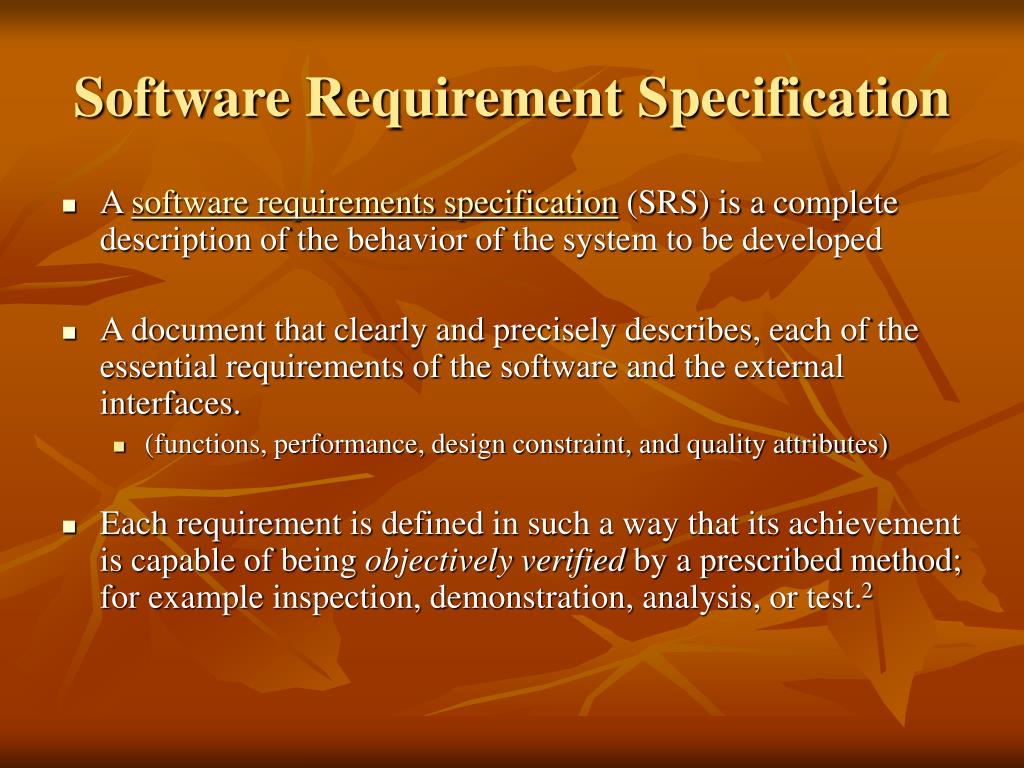PPT Software Requirements Analysis And Specification PowerPoint