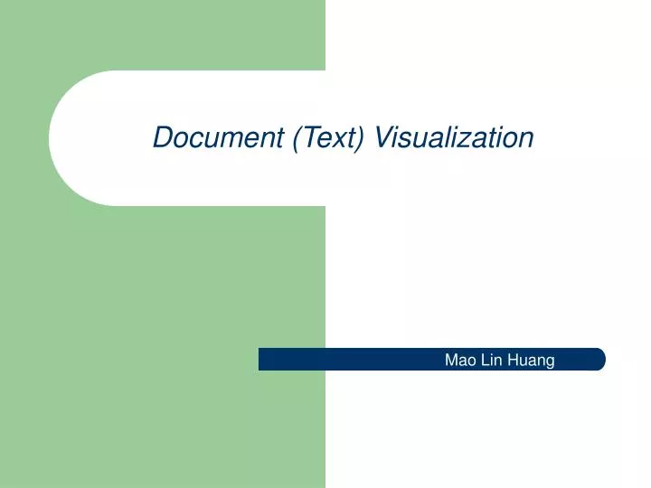 PPT - Document (Text) Visualization PowerPoint Presentation, free ...