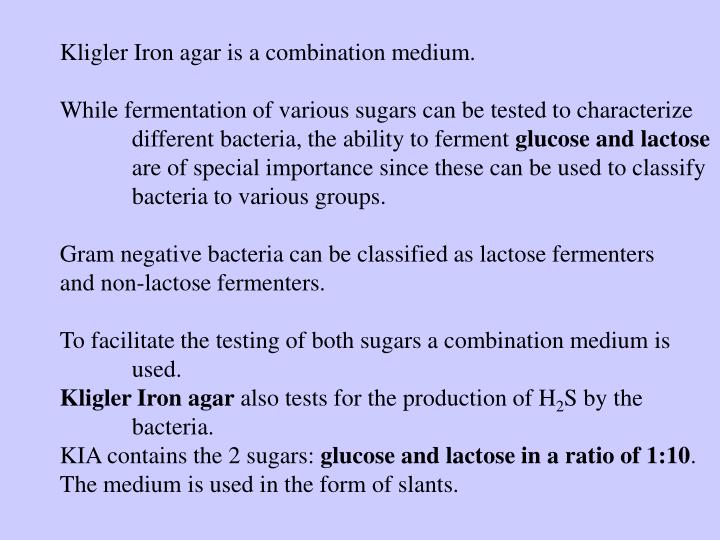 PPT - Introduction to Lab Ex. 18: Fermentation of Carbohydrates Kligler ...