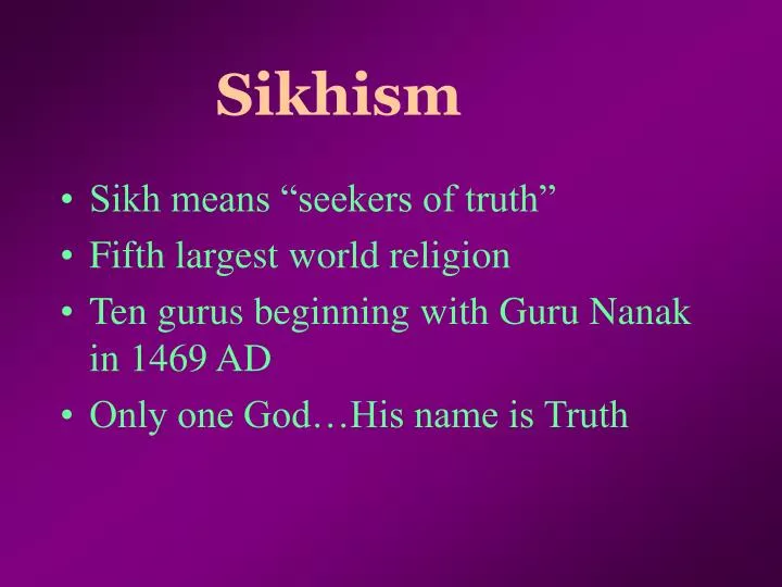 PPT - Sikhism PowerPoint Presentation, free download - ID:762458