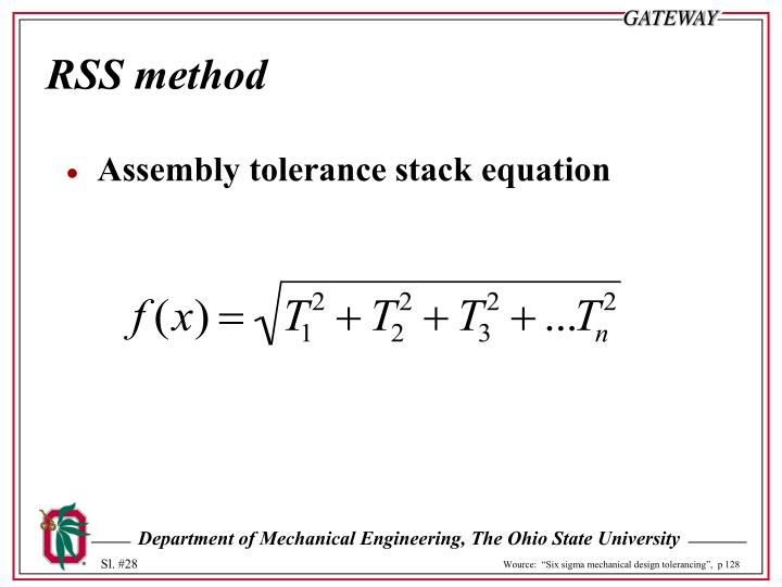 PPT - Tolerance Design PowerPoint Presentation - ID:762891
