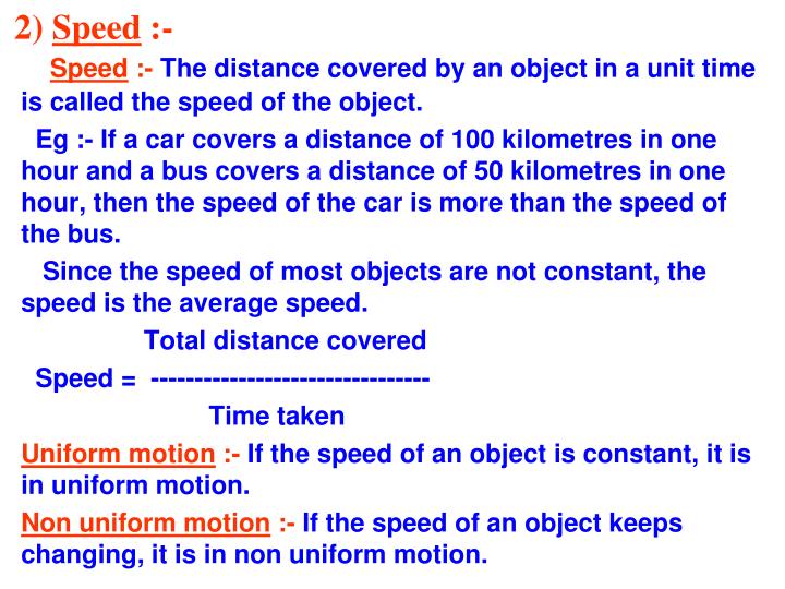PPT - CHAPTER - 13 MOTION AND TIME PowerPoint Presentation - ID:763058