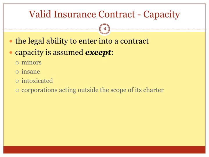 PPT - Legal Principles of Insurance Contracts PowerPoint Presentation ...