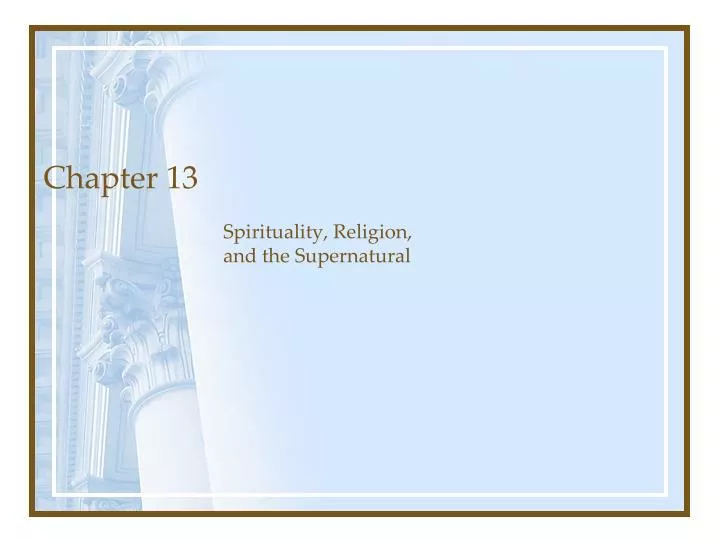 PPT - Chapter 13 PowerPoint Presentation, free download - ID:765122