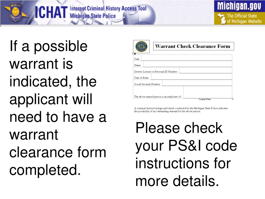 PPT - Welcome to ICHAT The Michigan State Police Internet Criminal ...