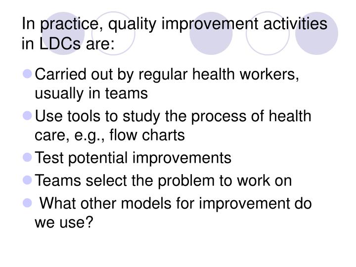 PPT - The Quality Improvement Collaborative Methodology PowerPoint ...